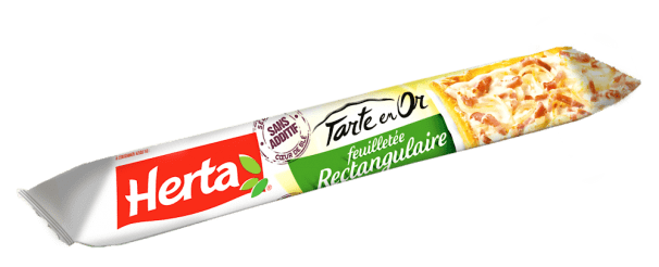 Herta - HERTA TARTE EN OR Pâte Feuilletée Rectangulaire 230g | Allergobox
