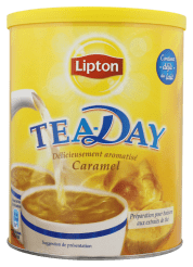 Lipton - Lipton Tea Day Preparation Boisson Thé Et Lait Caramel 310g ...