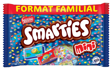SMARTIES - SMARTIES Mini bonbons chocolatés Sachet 375g Format familial ...