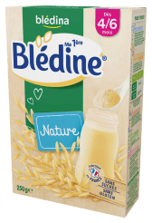 BLEDINA - BLEDINA BLEDINE Ma 1ère Blédine Nature 250g Dès 4/6 Mois ...