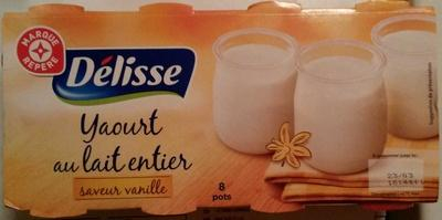 Marque Repère - Yaourt au lait entier à la vanille | Allergobox