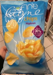 Leader Price - Chips allégées en matière grasse Leader Price 125g* *par ...